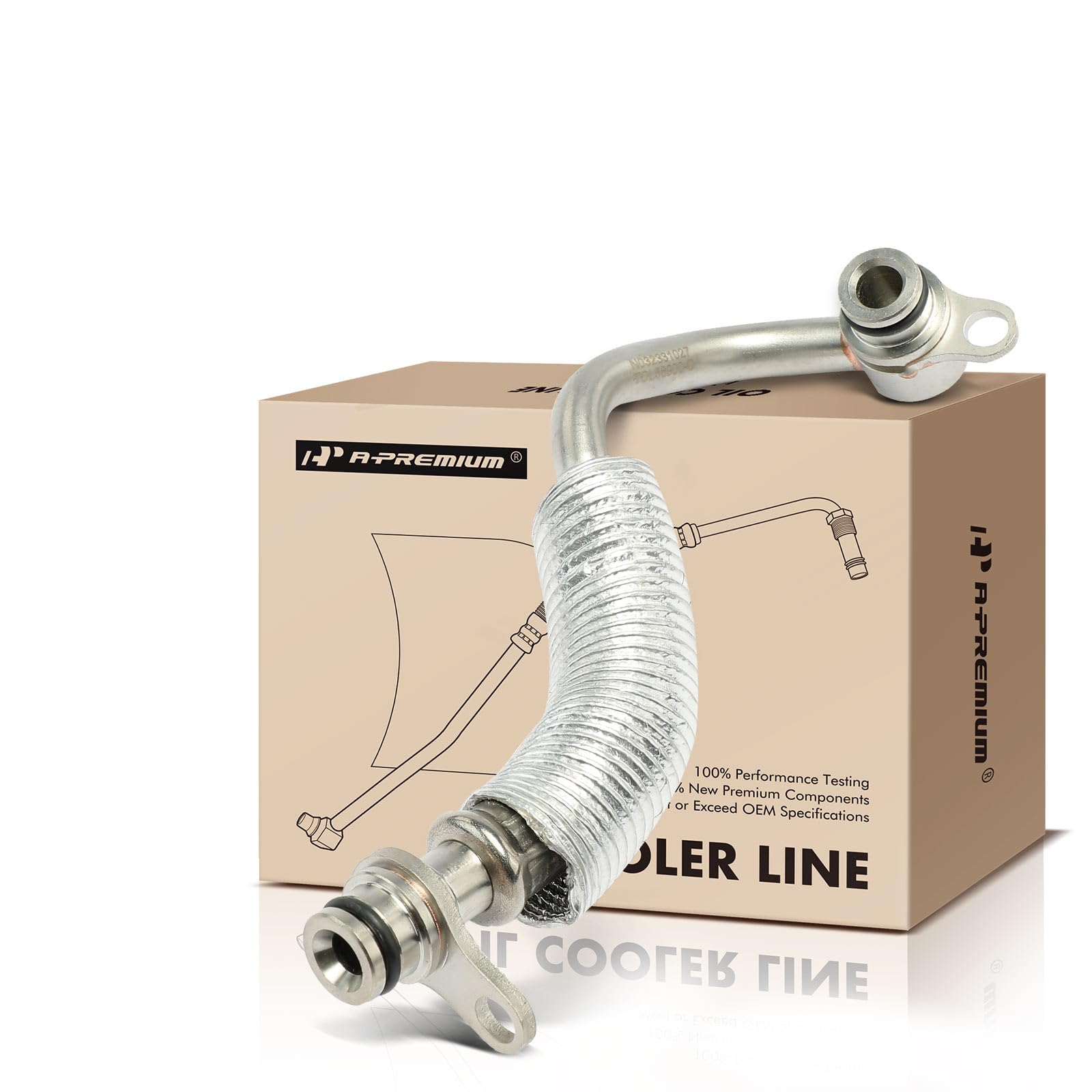 Amazon.com: A-Premium Turbocharger Coolant Return Line Compatible with ...