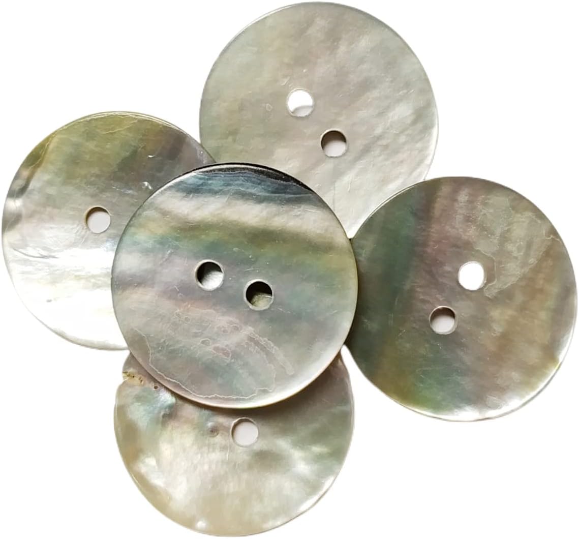 Amazon.com: New Upick 11/13/15/23mm 100pcs Shell Buttons Sewing Craft ...