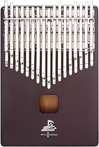 Chill Angels ECO Kalimba 34 Keys Chromatic B-Tuned Double Layer Bamboos ...