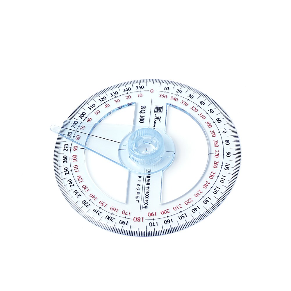 European Bathroom Fixture 360 Degree Protractor Ruler - Plastic Angle ...