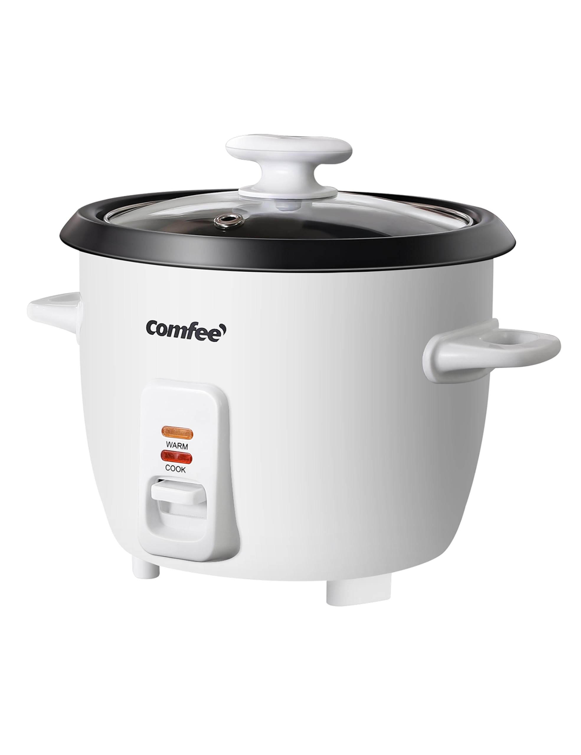 COMFEE' Rice Cooker, 6-Cup Cooked/3-Cup Uncooked, Removable Non-Stick ...