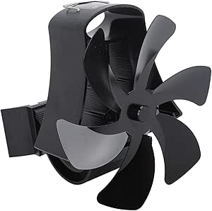 Amazon.com: Fireplace Fan Heat Driven Stove Fan Thermoelectric Magnet ...