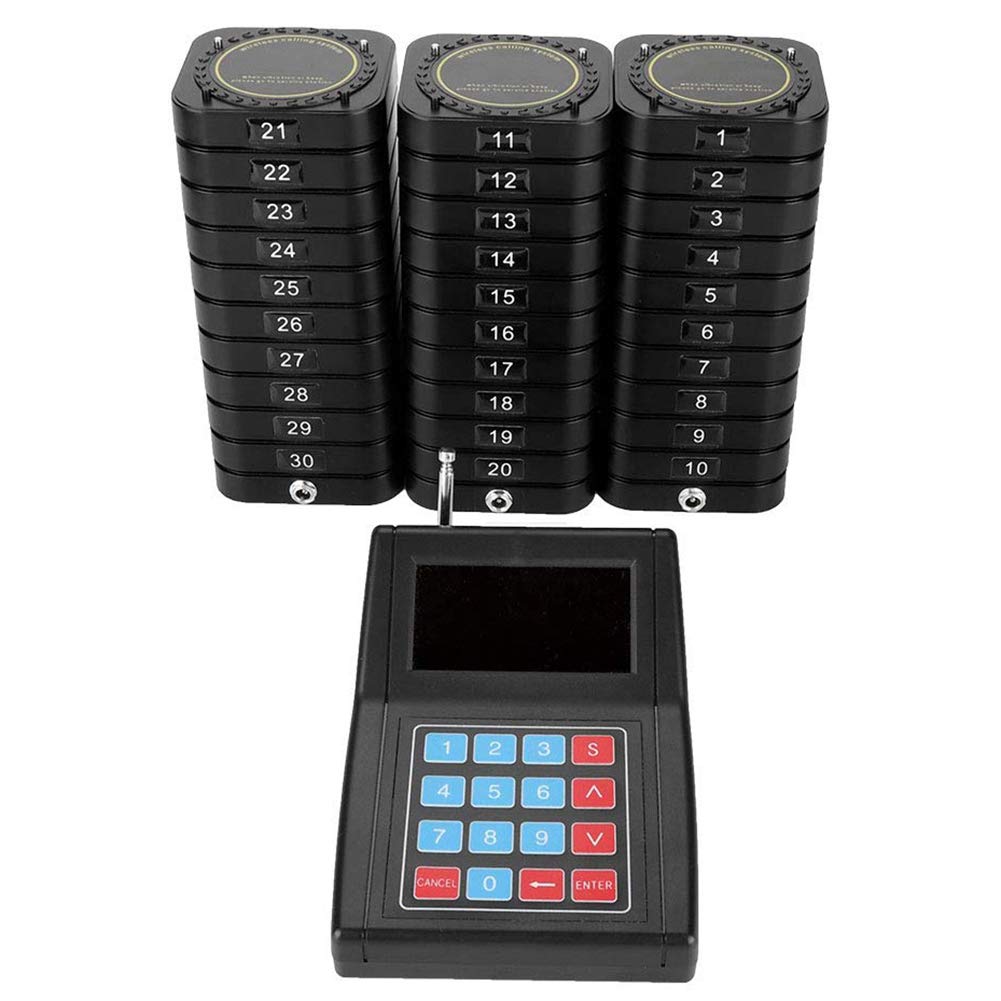 Buy Hppbody Wireless Calling Pager Queuing System, Restaurant Pager ...