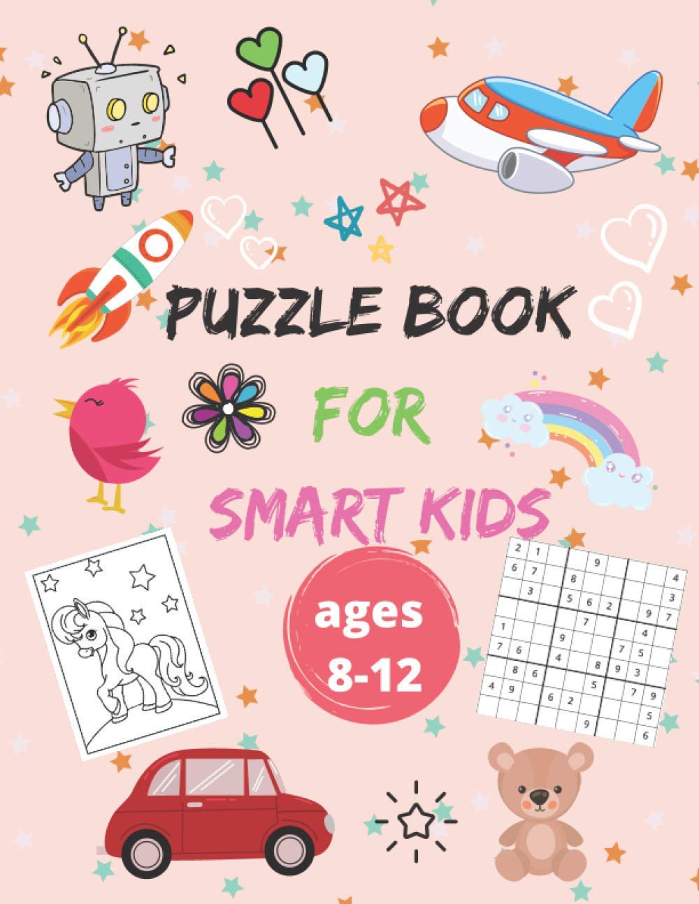Buy Puzzle book for smart kids ages 8-12: Activity Book for kids – Word ...