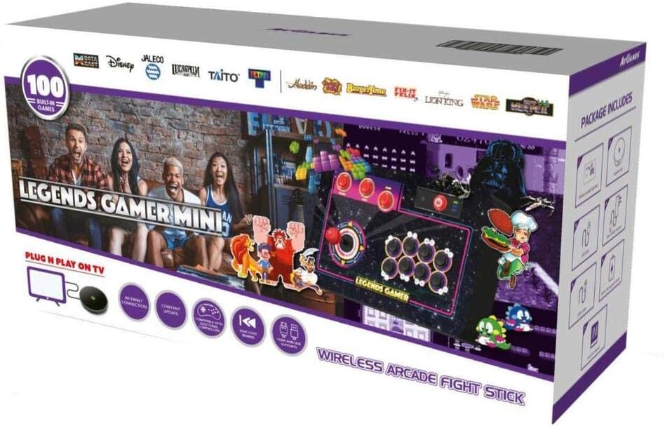 Legends Gamer Mini Plug-In Arcade Console - no_operating_system