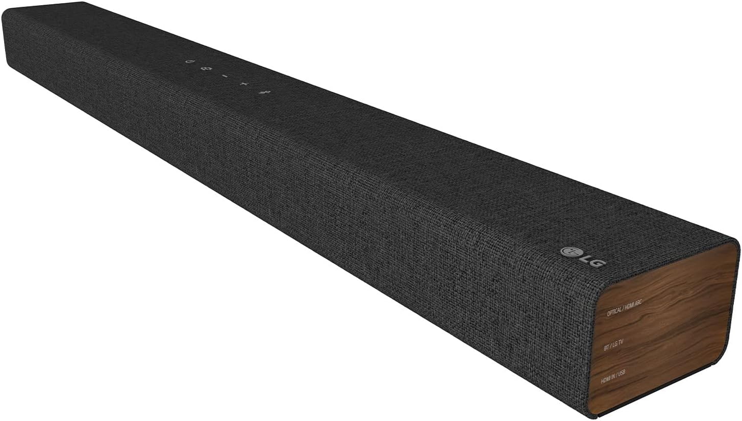 LG Soundbar SP2, 100W 2.1Ch Home Theatre System, Built-in Subwoofer for ...