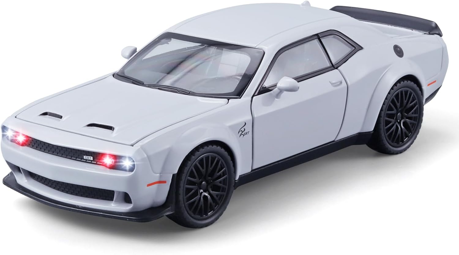 Amazon.com: OANMYJJO Toy Cars for Kids 1/32 Challenger Hellcat Die Cast ...