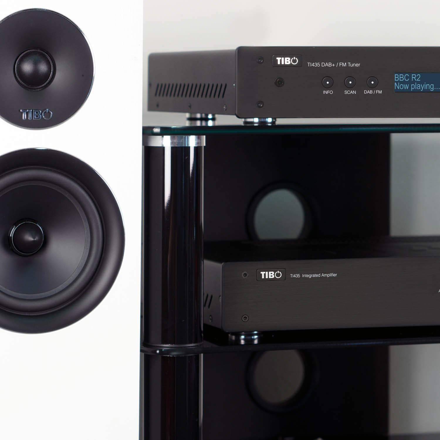 Buy TIBO TI435 AMP | Hi-Fi Stereo Integrated Amplifier | 2 x 50W ...