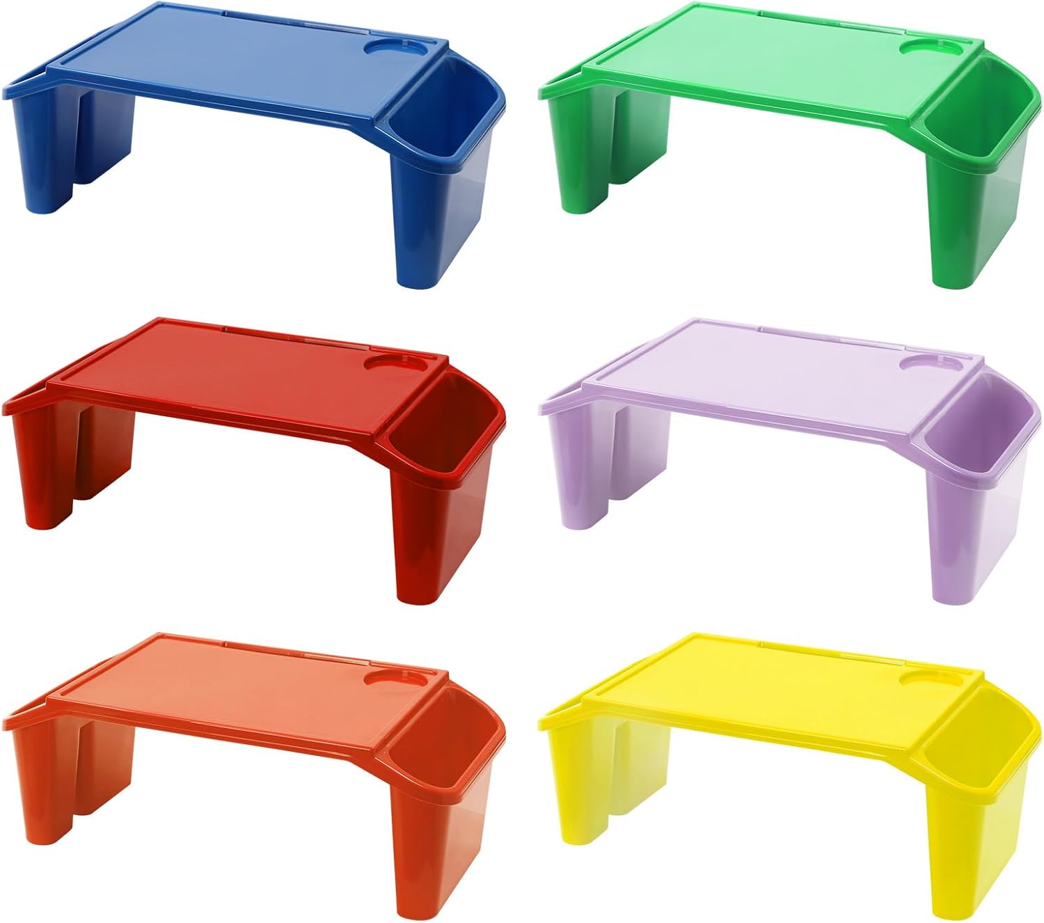 Amazon.com: 6 Pcs Kids Lap Desk with Side Pocket, Multipurpose Activity ...