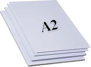 PROTECTAFILE White Mount Board -Backing Modelling -Sturdy Cardboard ...