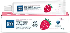 Amazon.com: Mee;Mee Baby Toothpaste Fluoride Free 70 Gram | Strawberry ...