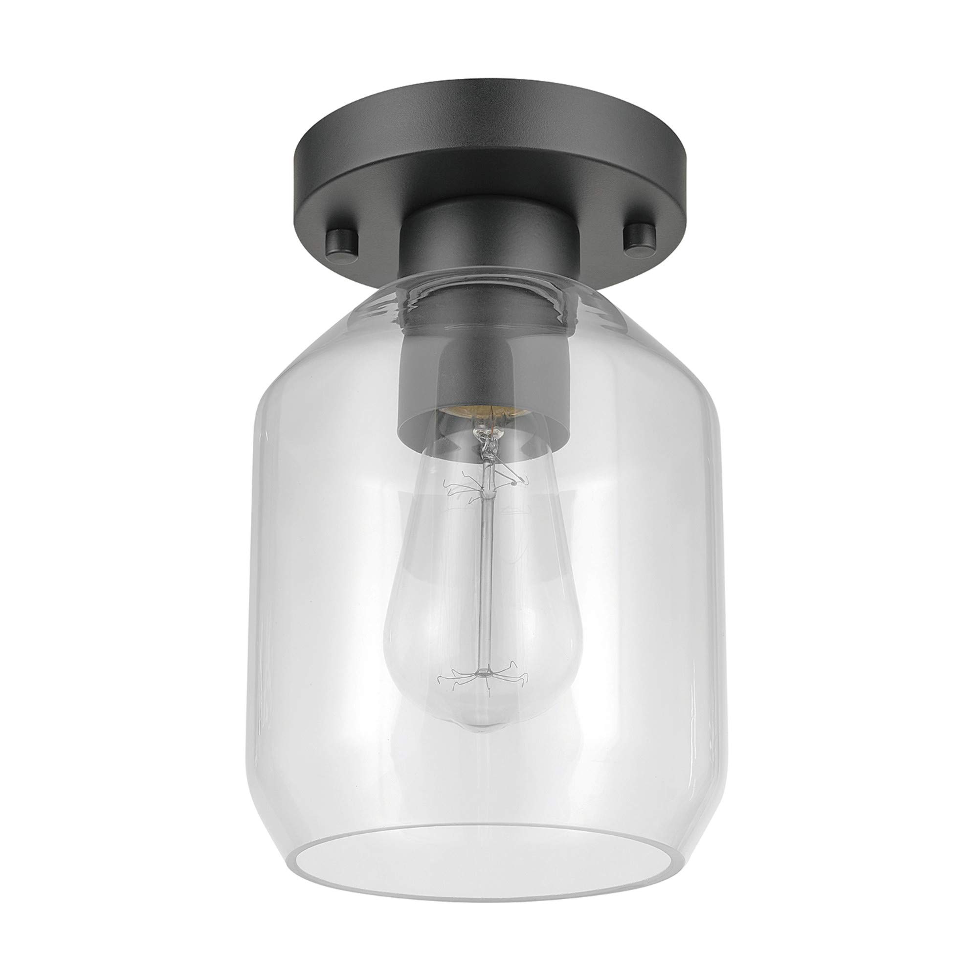 Snapklik.com : GLOBE Electric 44678 Middleton 1 Outdoor Indoor Flush ...