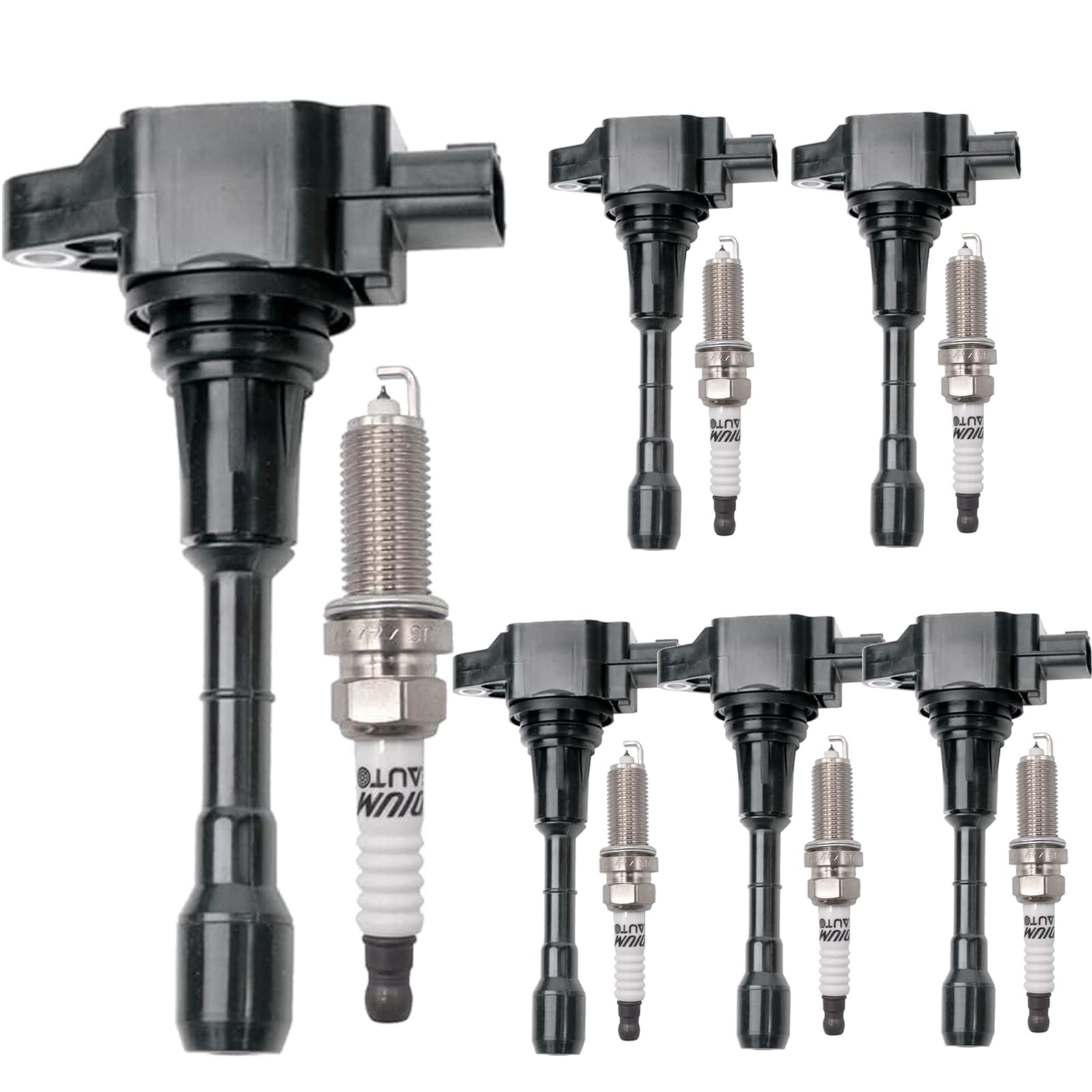 Amazon.com: UF550 Ignition Coil Pack 22448JA10C and Iridium Spark Plug ...