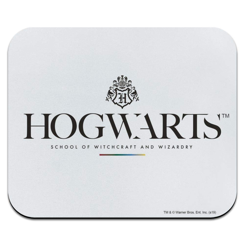 Amazon.com: Harry Potter Hogwarts Modern Logo Low Profile Thin Mouse ...