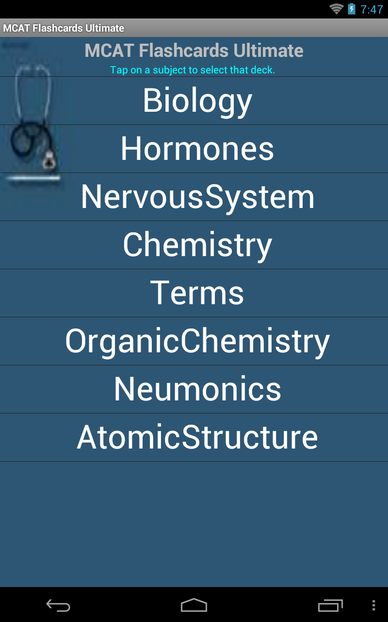 MCAT Flashcards Ultimate - App on Amazon Appstore