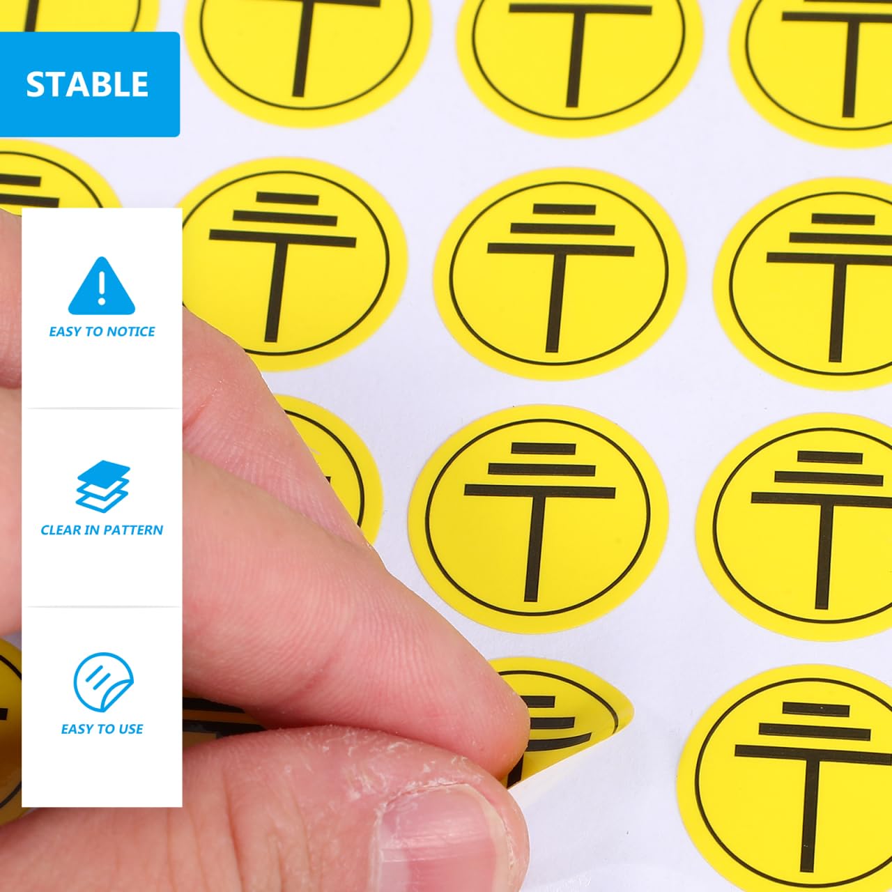 Snapklik.com : 400Pcs Electrical Grounding Stickers Safety Protective ...