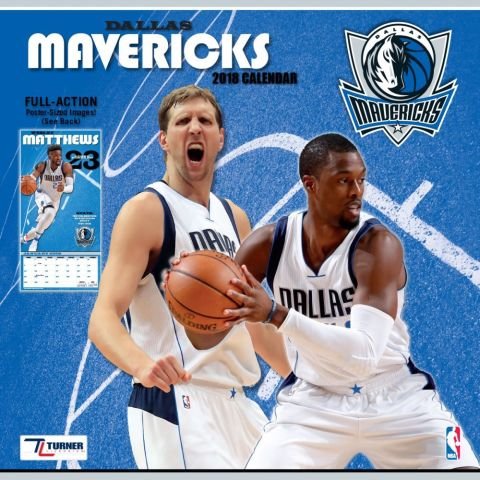 Dallas Mavericks 2018 Calendar: Full-action Poster-sized Images ...