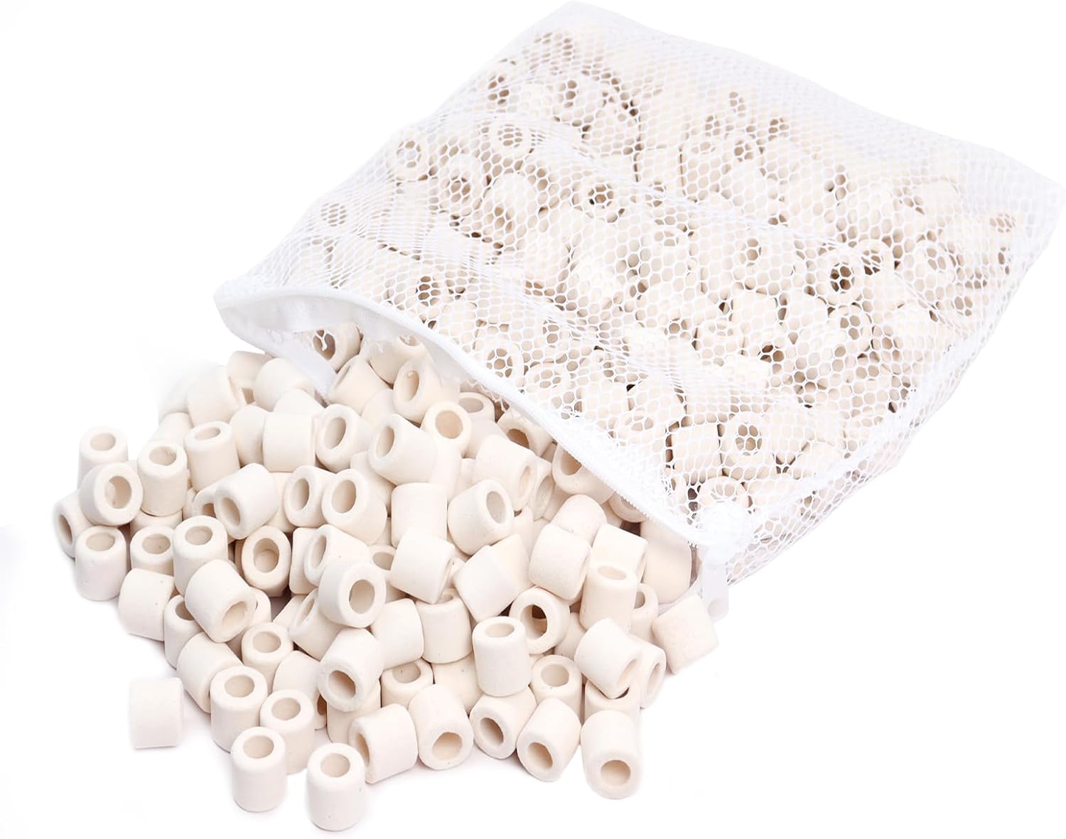 Amazon.com : LYPHARD AQUARIUMS Aquarium Bio Rings Ceramic Filter Media ...