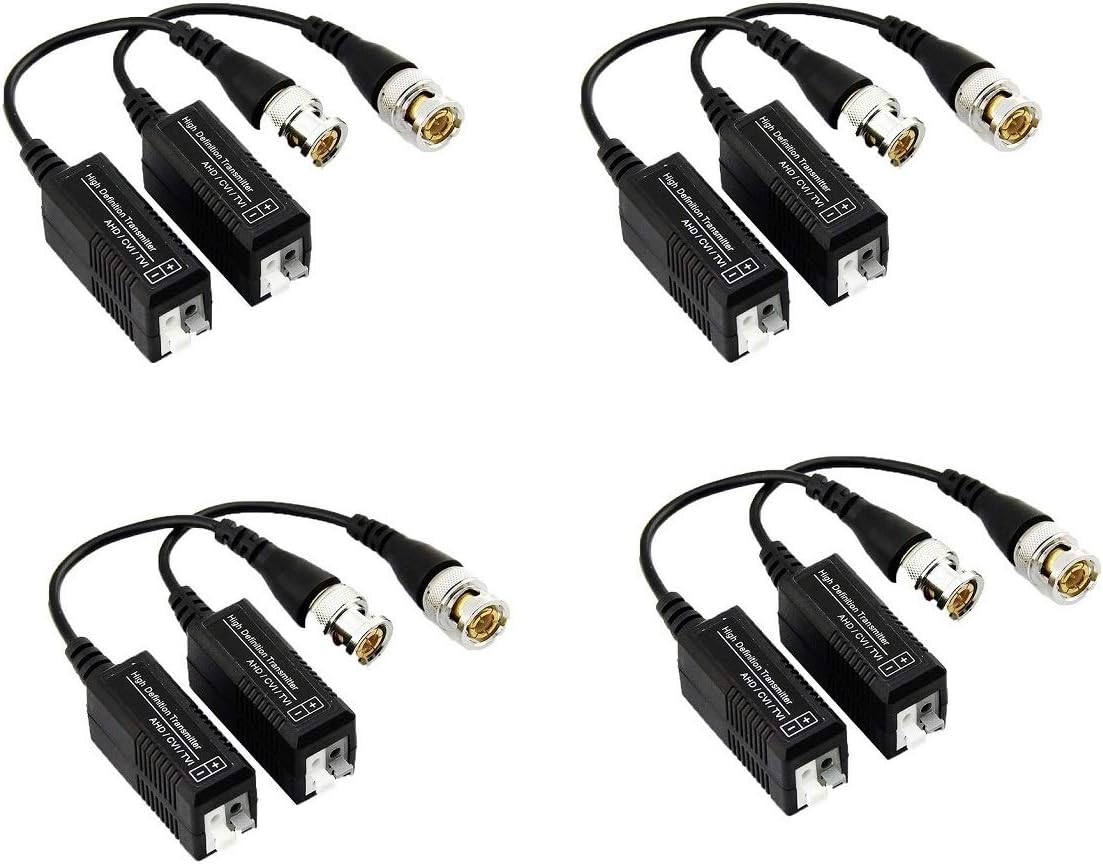 Passive BNC Video Balun for Cctv HD Camera (Black) : Amazon.in: Electronics