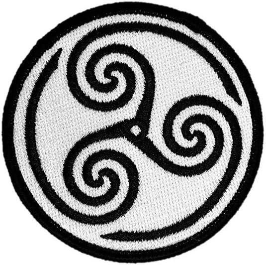 Amazon.com: Triskelion Celtic Fusible Embroidered Biker Patch : Arts ...