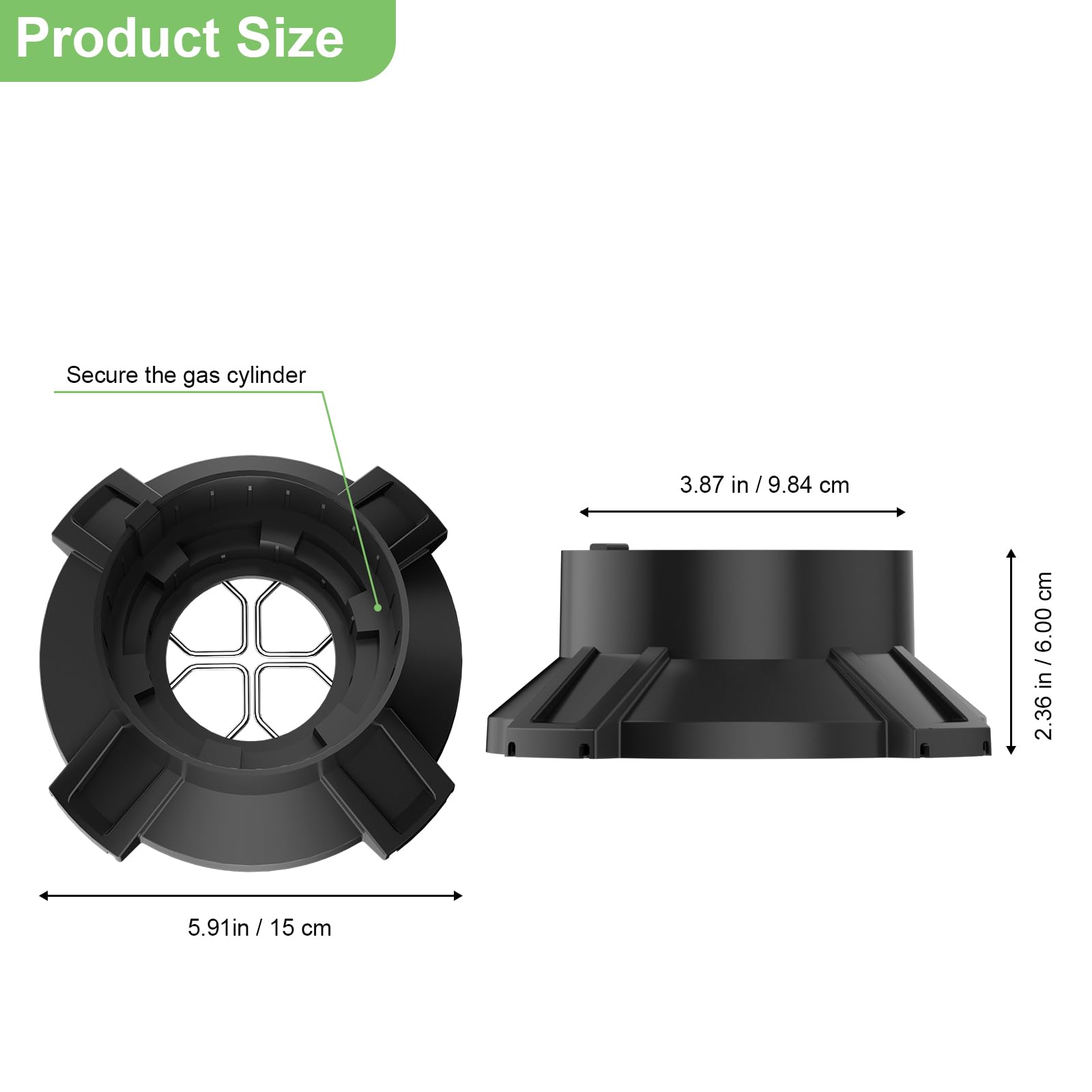 Snapklik.com : Sondiko Gas Cylinder Stand Base, Standard Fuel Gas ...