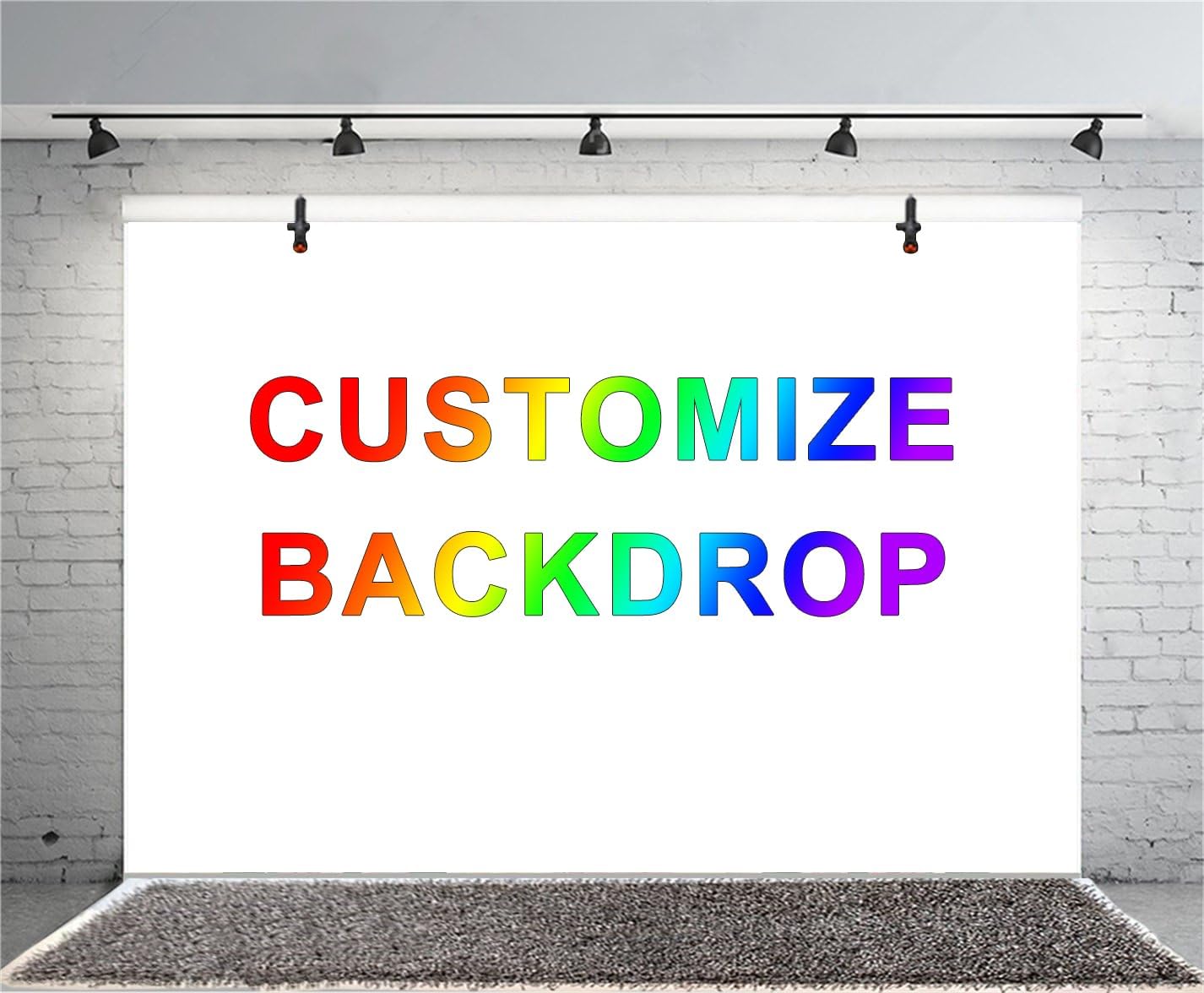 Amazon.com : Caheansi 10x10ft Custom Backdrop Personalized Photography ...