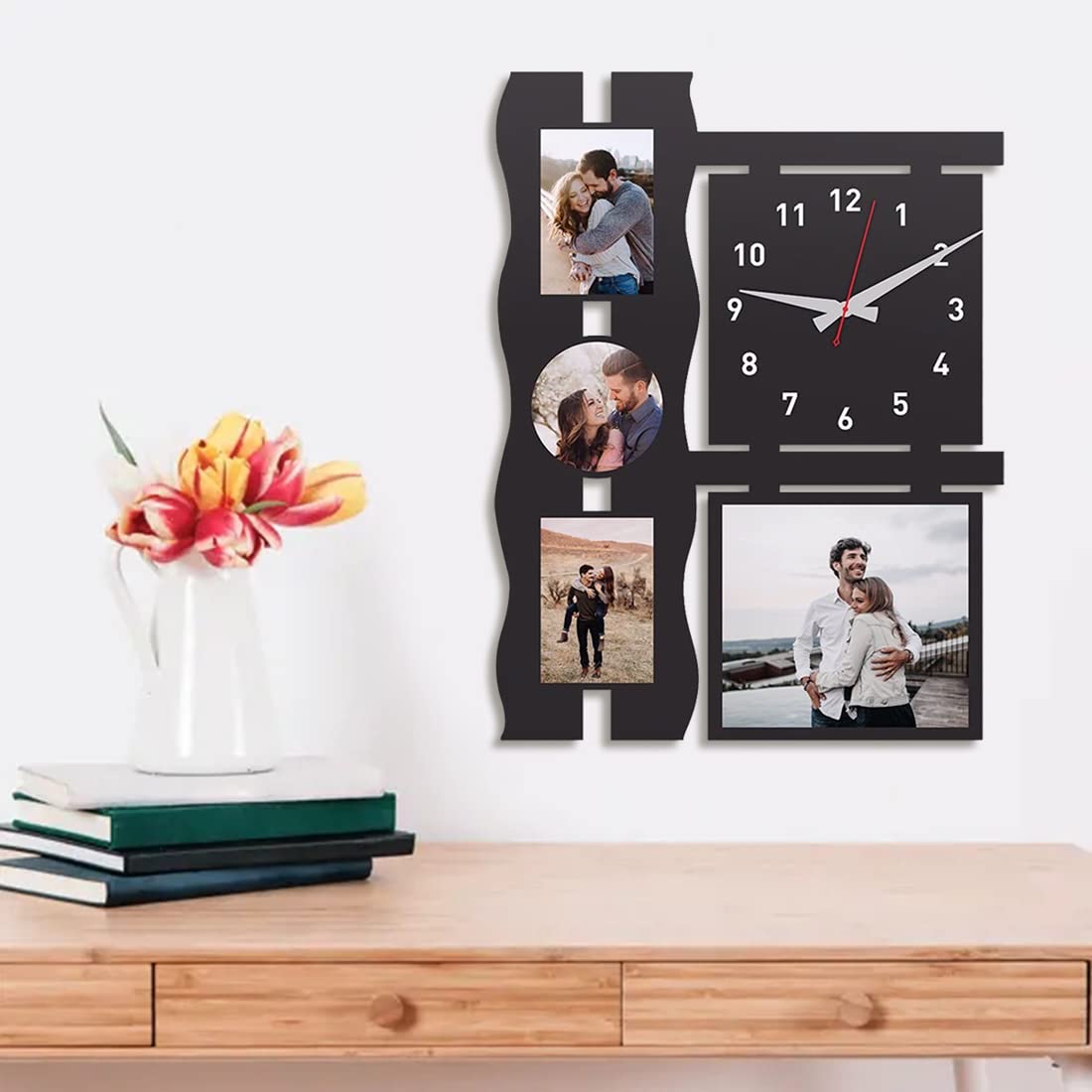 Wall Clock With Photo Frame With Price Wall Clock Auctions Prices