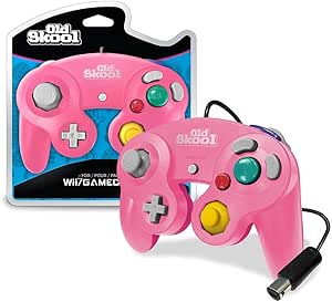 Old Skool GameCube/Wii Compatible Controller - Pink Special Edition ...