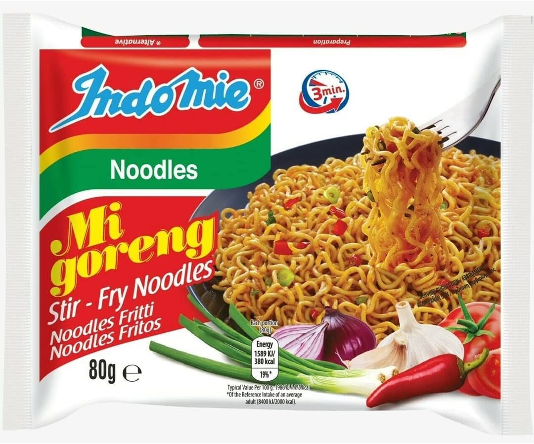 Essential Products Indomie Mi Goreng Fried Instant Noodles 80g Pack ...