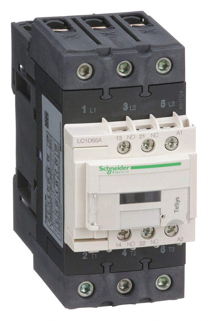 Schneider Electric 120VAC IEC Magnetic Contactor; No. of Poles 3 ...