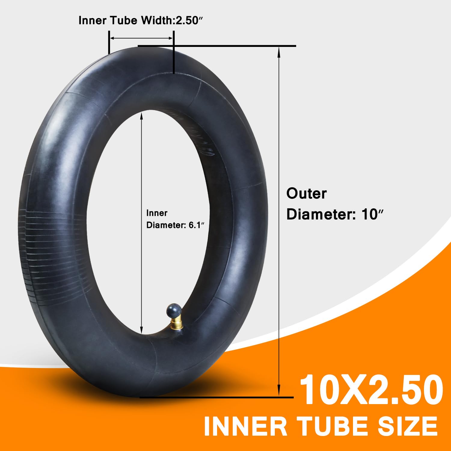 Snapklik.com : 10x2.50 10 Inch Inner Tube For 36v 48v 350w 400w 500w ...