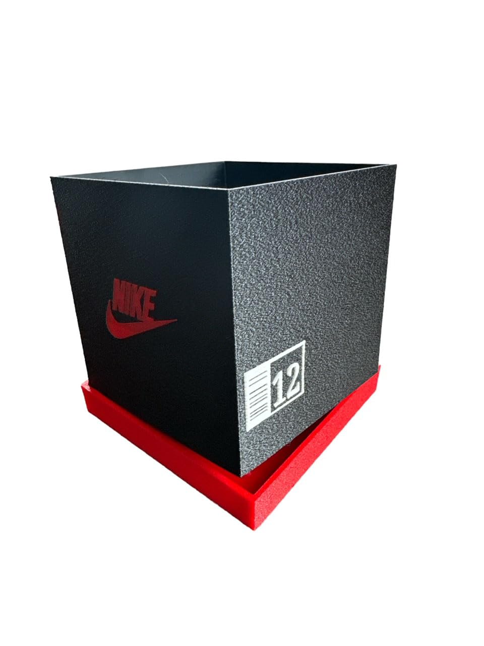 Antho3D Shoebox-Style Planter Pot (Black, White and Red) Indoor Outdoor ...