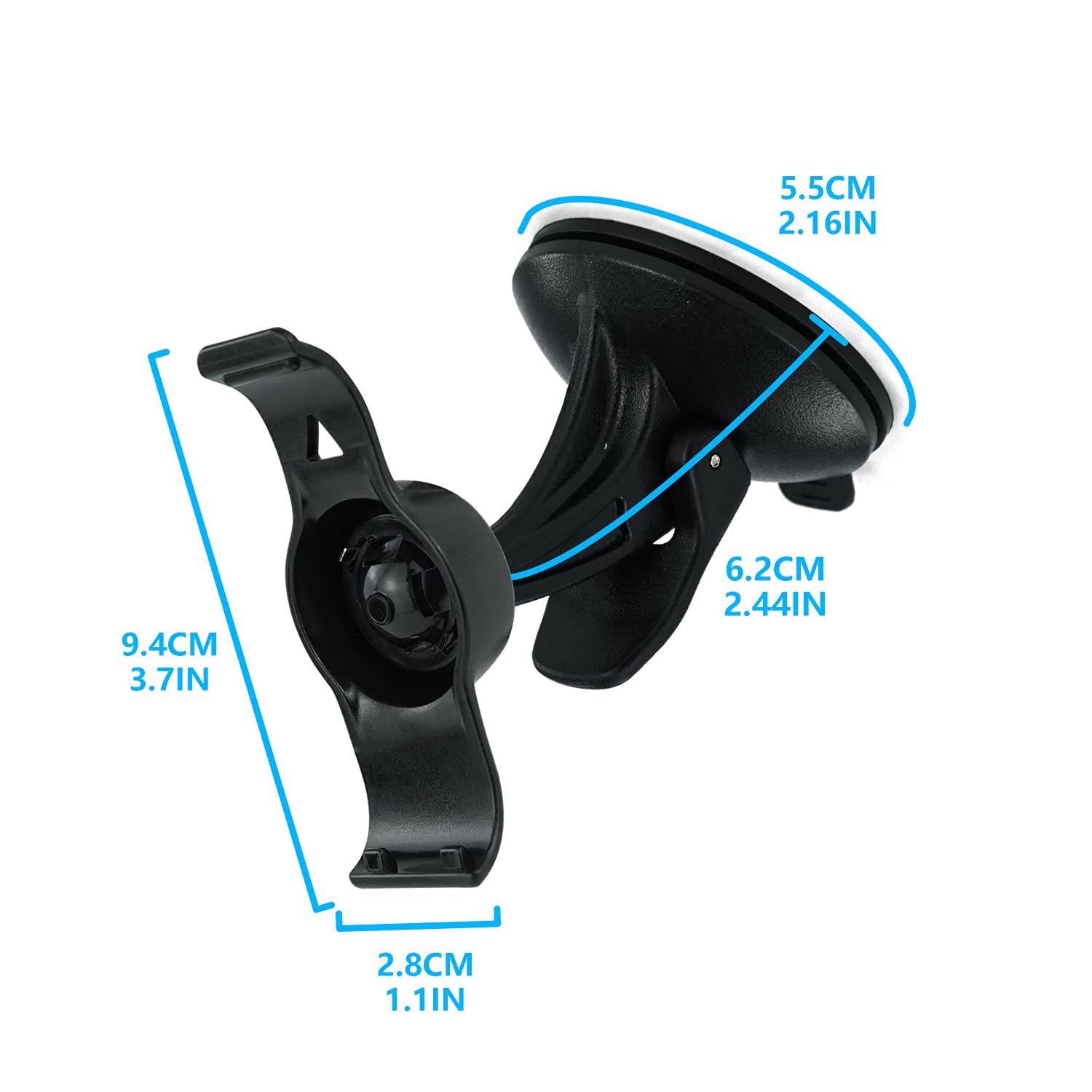 Car GPS Cradle EKIND Universal Car Windshield Mount For Garmin GPS ...