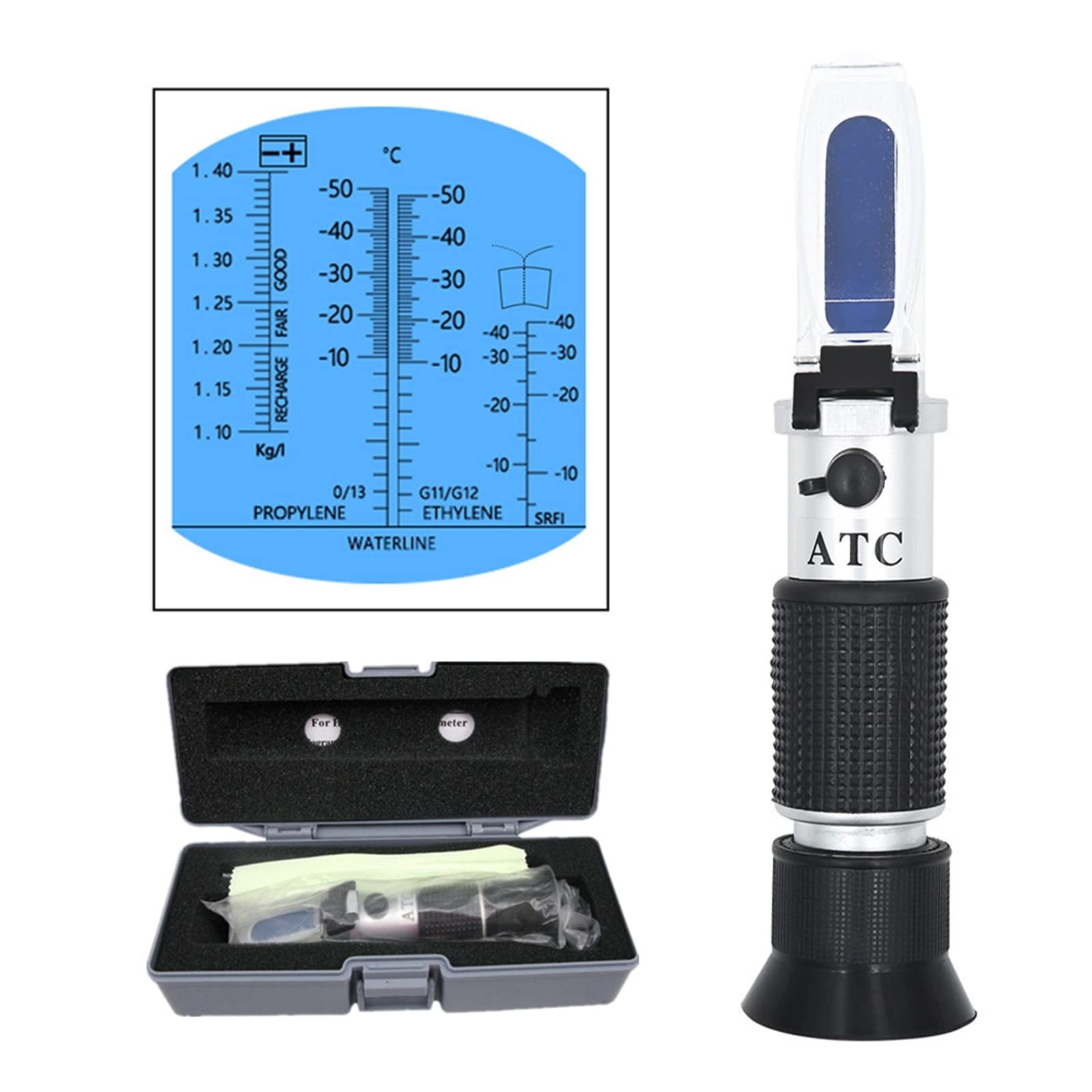 Snapklik.com : Refractometer Antifreeze Refractometer Glycol Glass ...