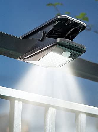 Solar Security Lights Outdoor Motion Sensor Clip,72LED Super Bright ...