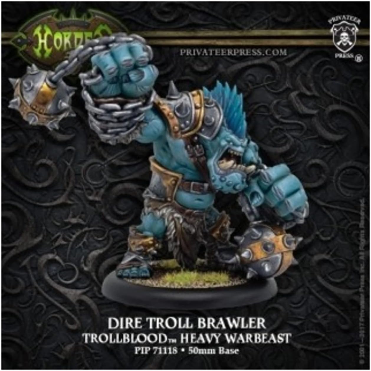 Amazon.com: Privateer Press Dire Troll Brawler: Trollblood Heavy ...