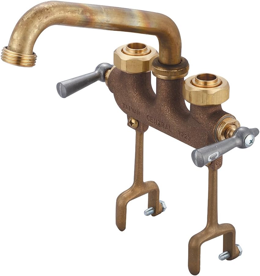 Central Brass 470 Two-Handle Laundry Faucet Commercial Quality Wall ...