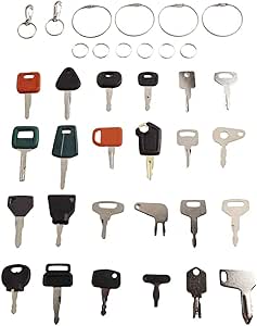 Amazon.com: Heavy Equipment Construction Keys Set with 24 Ignition Keys ...