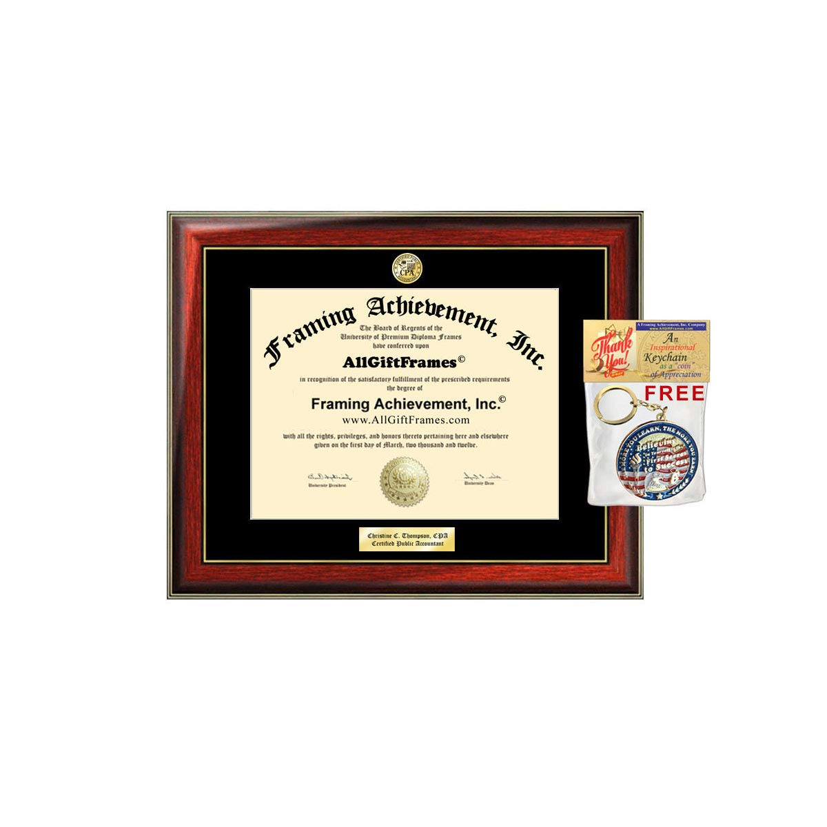 Amazon.com: Framing CPA Enrolled Agent Accounting Certification License ...