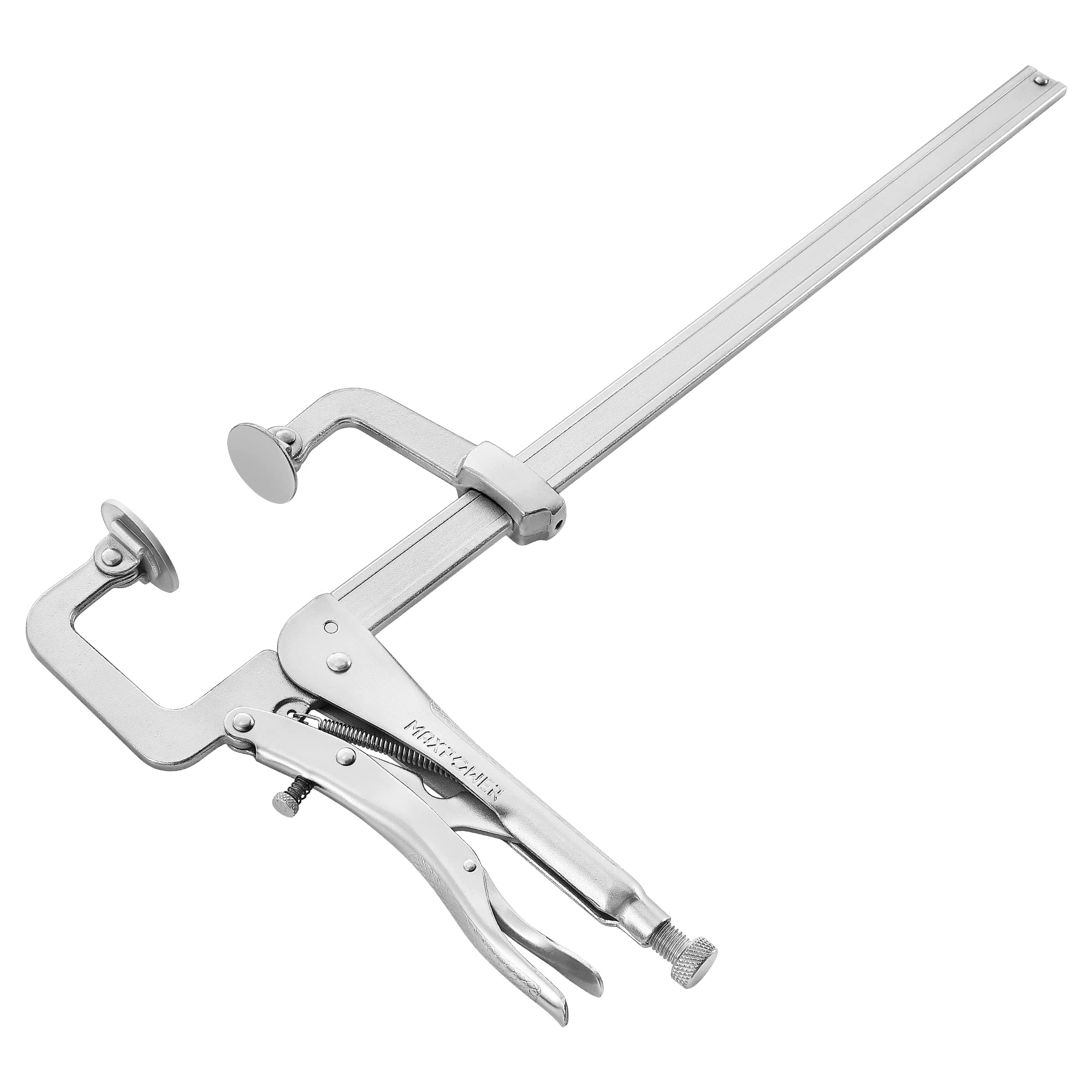 MAXPOWER 18 inch Sliding Arm Locking Clamp, Max Jaw Opening Capacity 18 ...