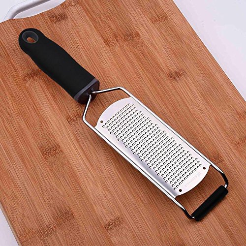 Stainless Steel Cheese Grater, Ergonomic Soft Handle Lemon Ginger ...