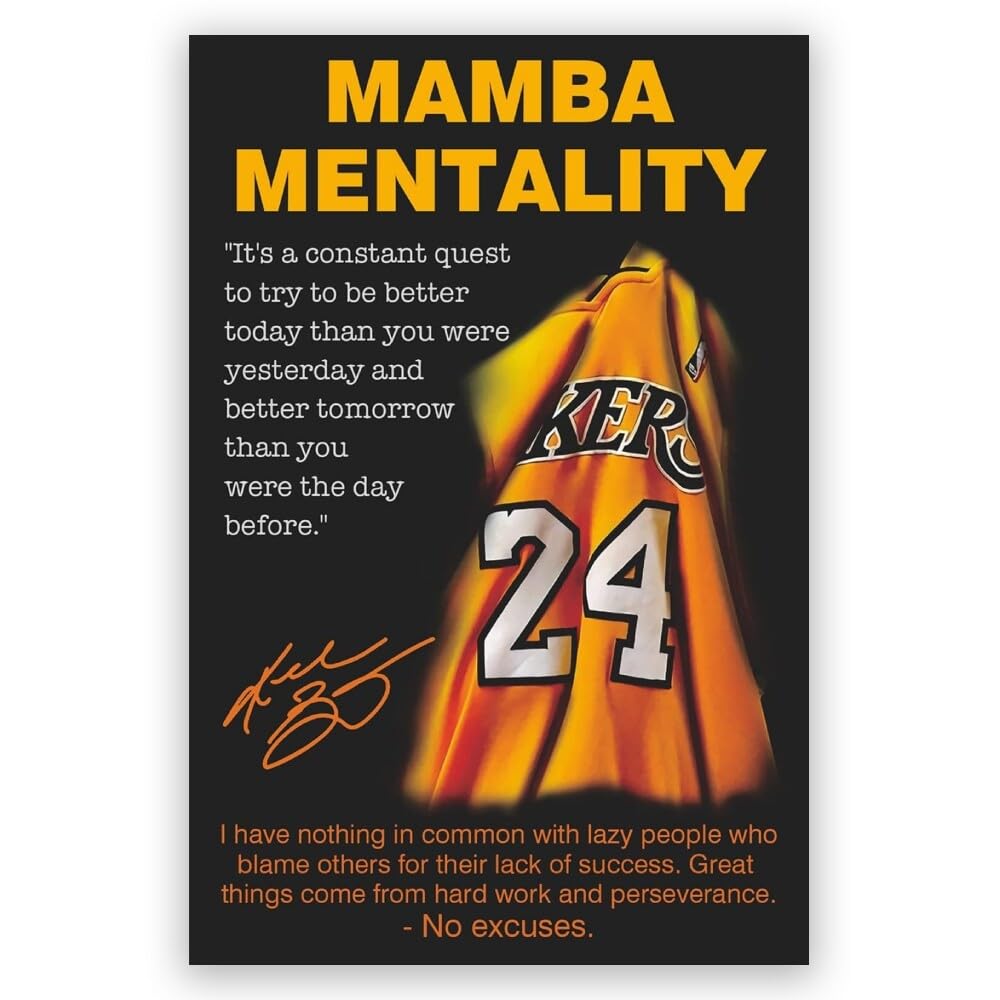 Amazon.com: Generic Motivational Quote Basketball Canvas Wall Art ...