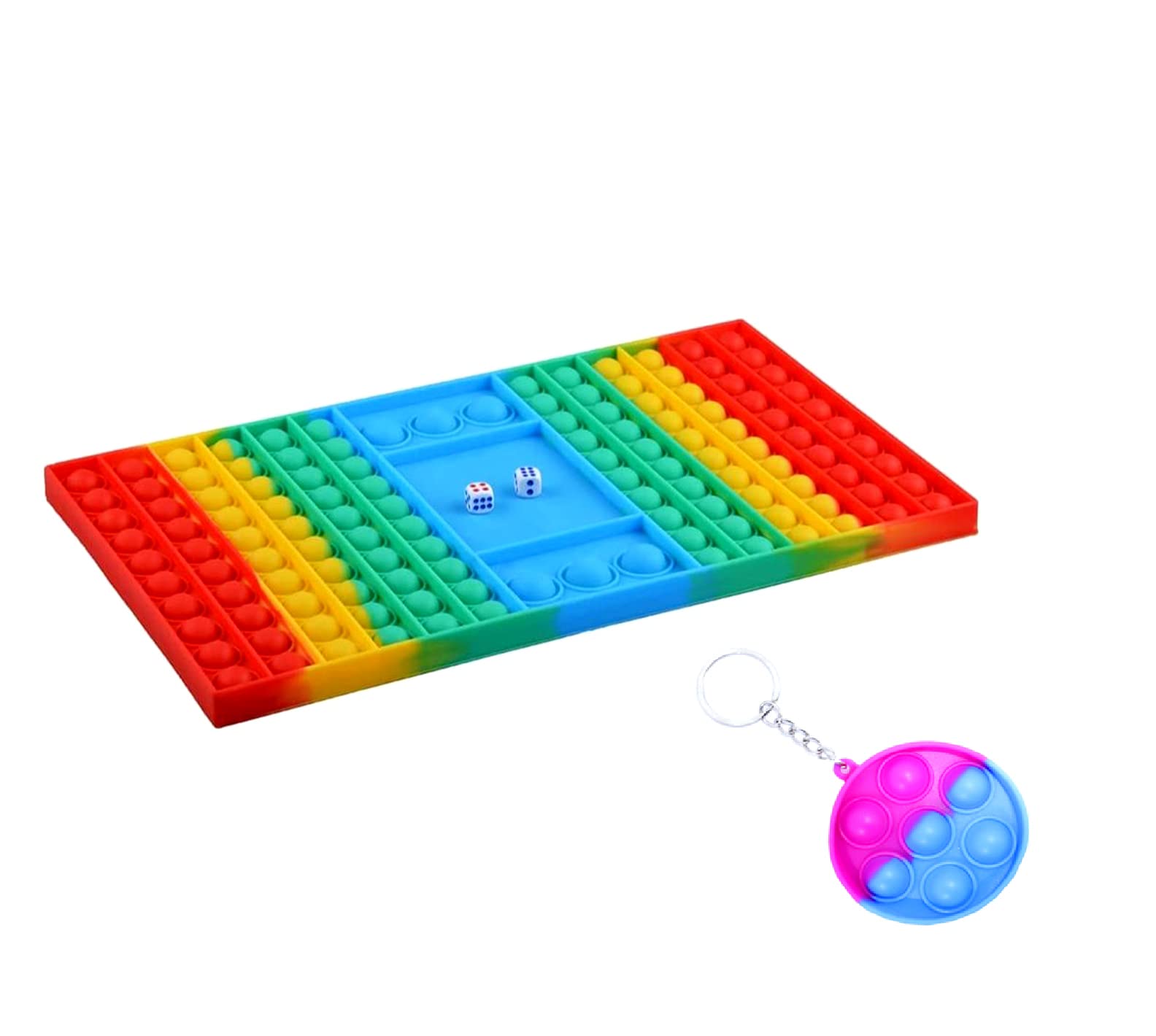 Buy Boxo Pop It Dice Board Game/ Pop it Game with Dice/ Big Pop it ...