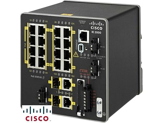 Amazon.com: Cisco IE-2000-16TC-G-E Ethernet Switch : Electronics