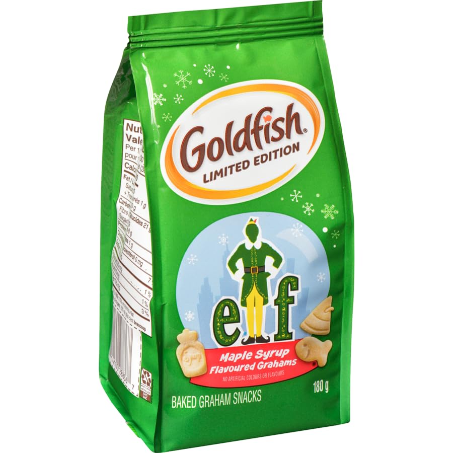 Goldfish Elf Maple Syrup Flavored Graham Crackers – Limited Edition ...