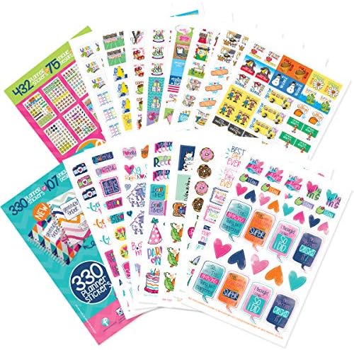 Amazon.com: Mini Calendar Reminder Stickers, 192 bright labels to ...