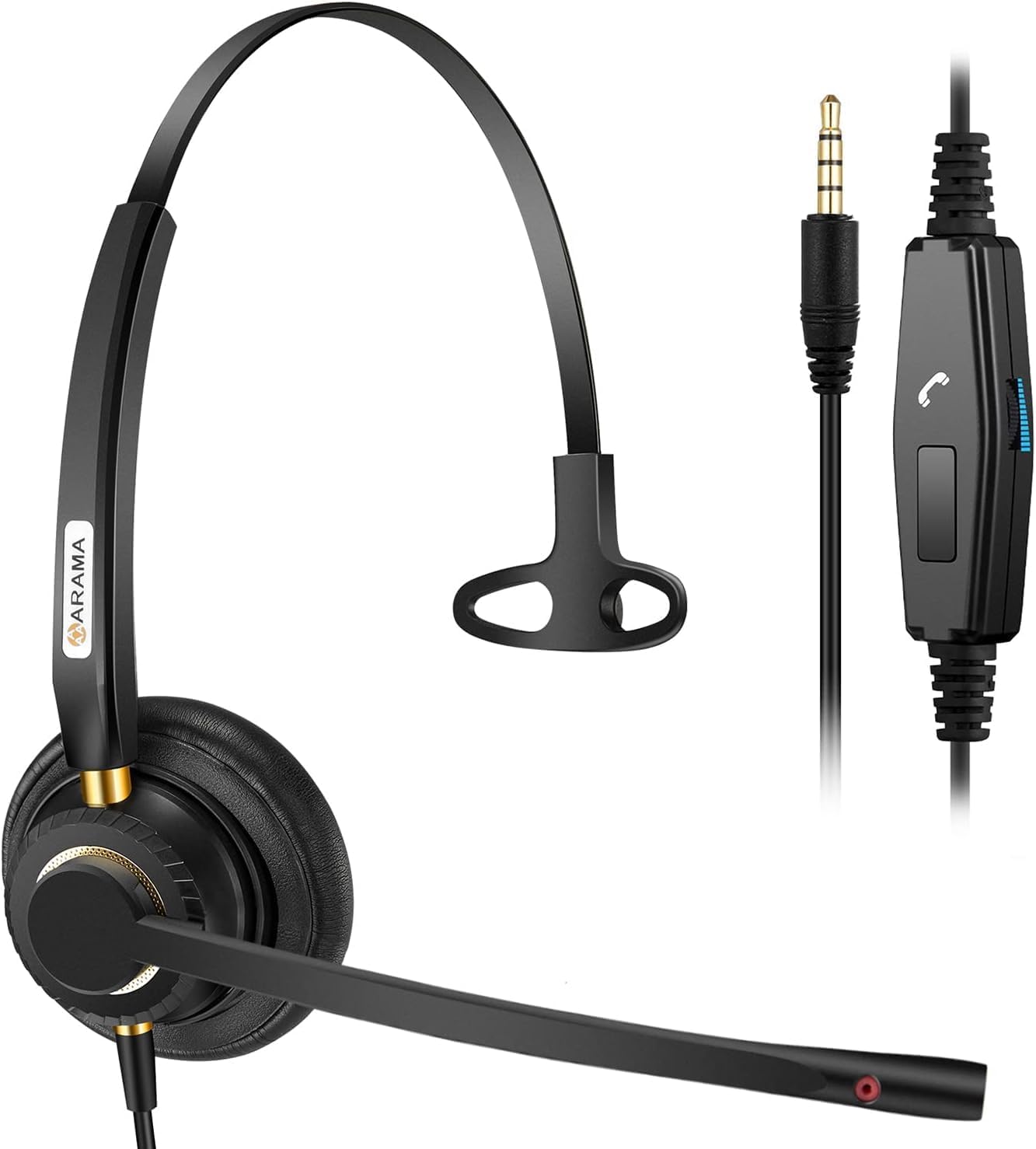 Amazon.com: Wantek USB Headset with Microphone Noise Cancelling & in ...
