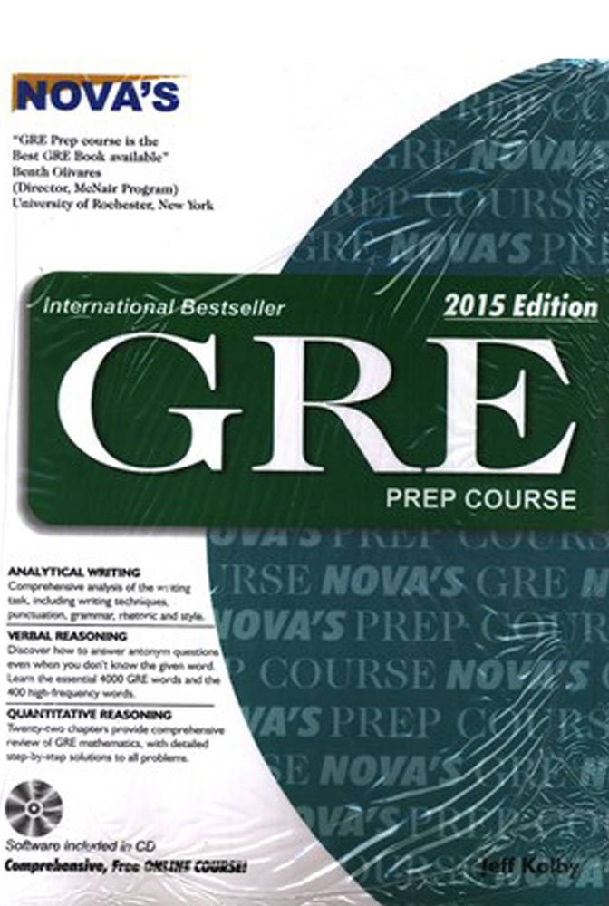 Nova Gre Prep Course 2015 Edition: JEFF KOLBY: 9788172344986: Amazon ...