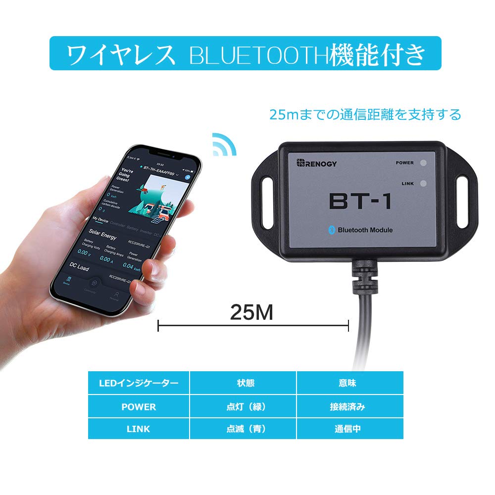 Renogy Bluetooth Module Rj12 Communication Port Compatible 45 Off