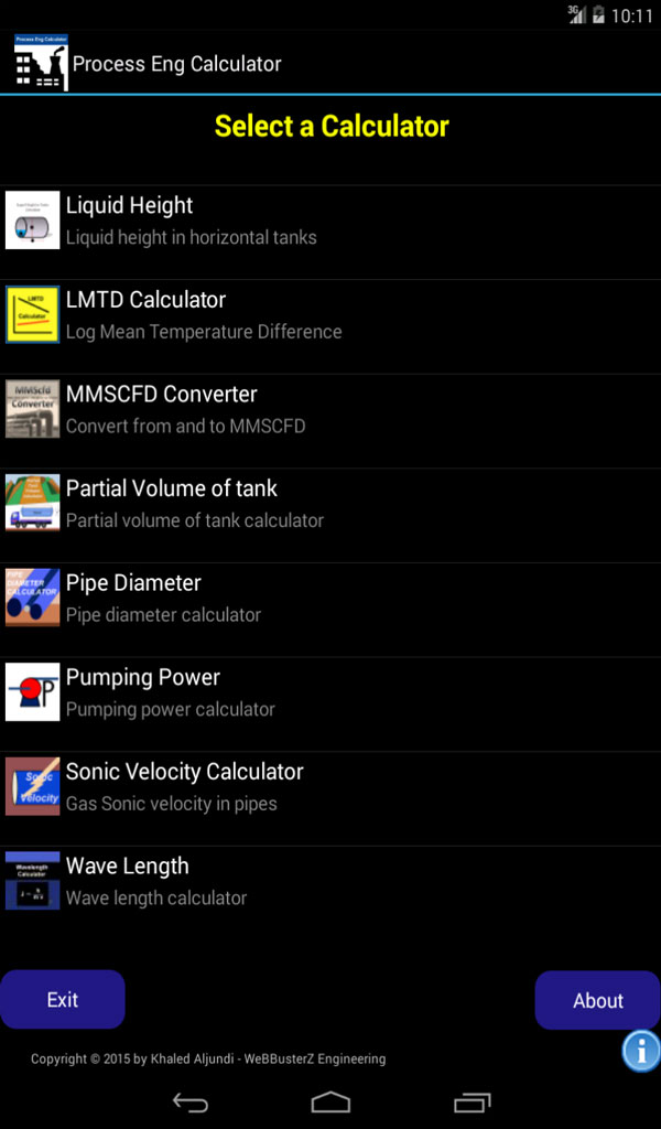 Process Eng Calculator - Aplicativo na Amazon Appstore